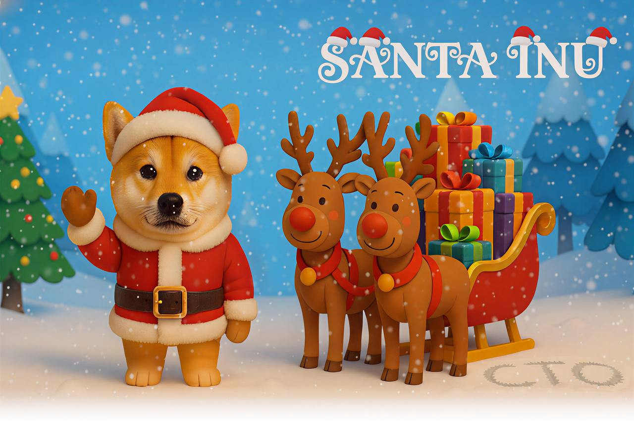 Santa Inu | Ho Ho Hodl! The festive memecoin on Solana